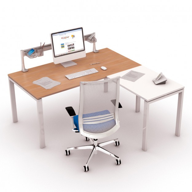 Bureau avec retour - Lemondedubureau.com